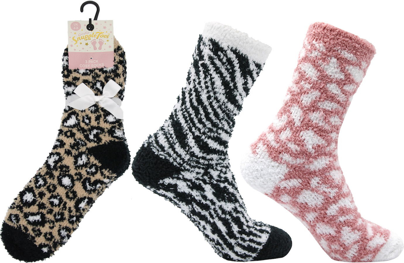 Wholesale 3564 Ladies Soft Cosy Fluffy Lounge Bed Socks | 5061010842689 ...